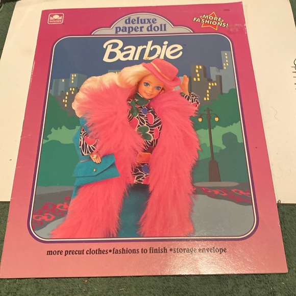 Mattel | Other | Vintage 991 Uncut Barbie Deluxe Paper Doll Oversized ...
